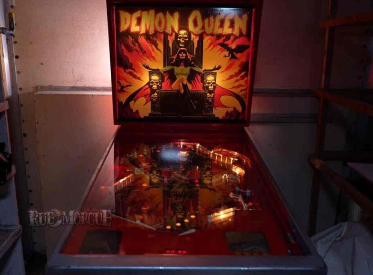 Take A First Look At Mike Ferguson In 'Demon Queen Pinball Machine ...